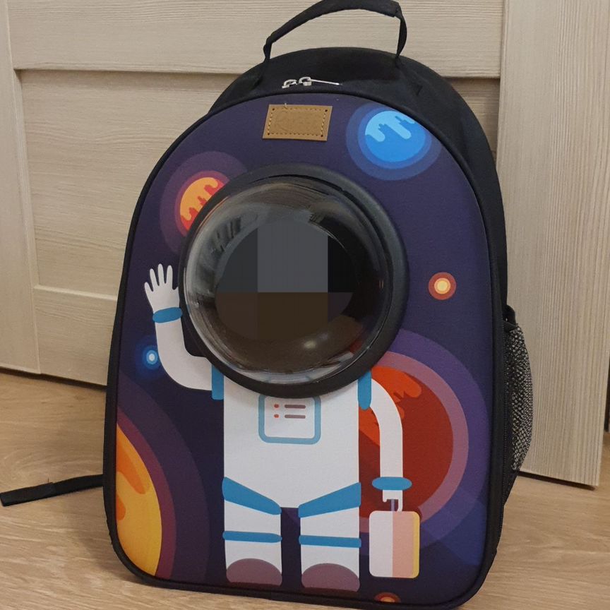 Переноска рюкзак космонавт для кошек, мелких собак