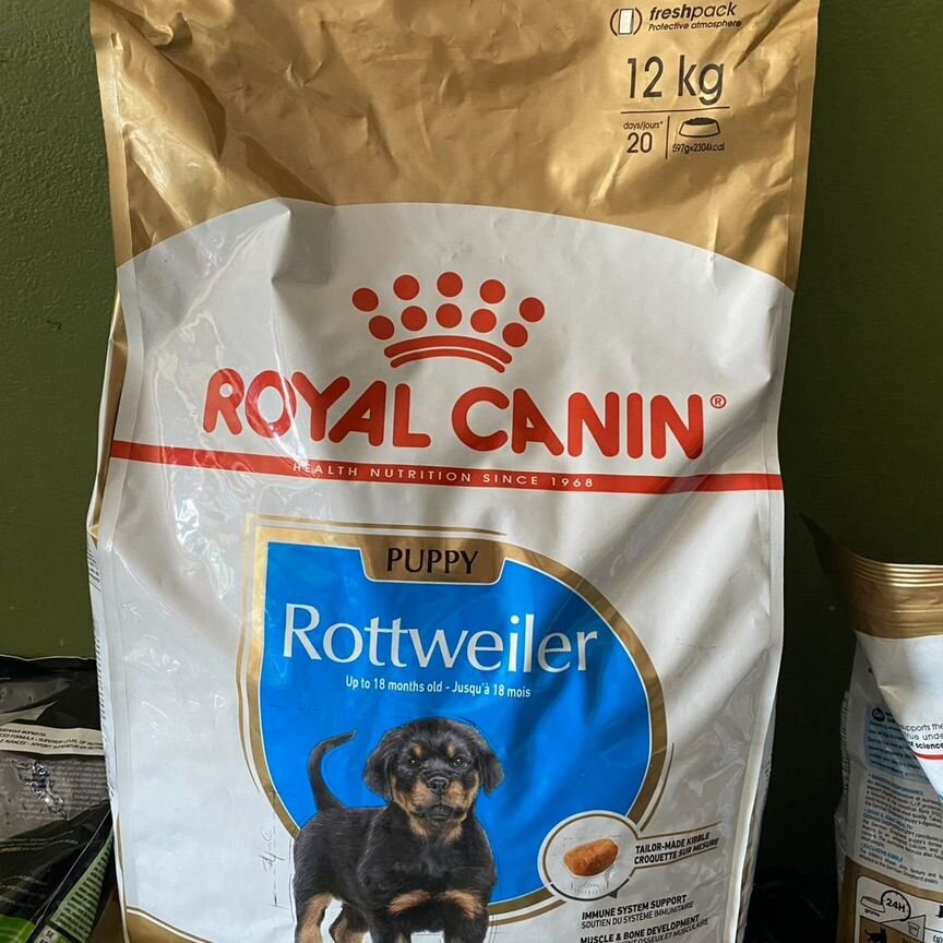 Корм для щенков royal canin ротвейлер 12кг