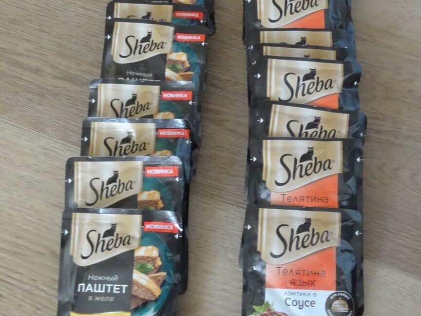 Продам влажный корм для кошек "Шеба"