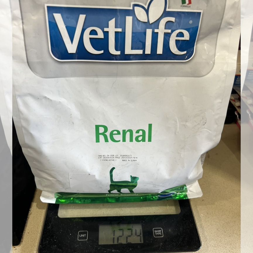 Корм для кошек VetLife renal