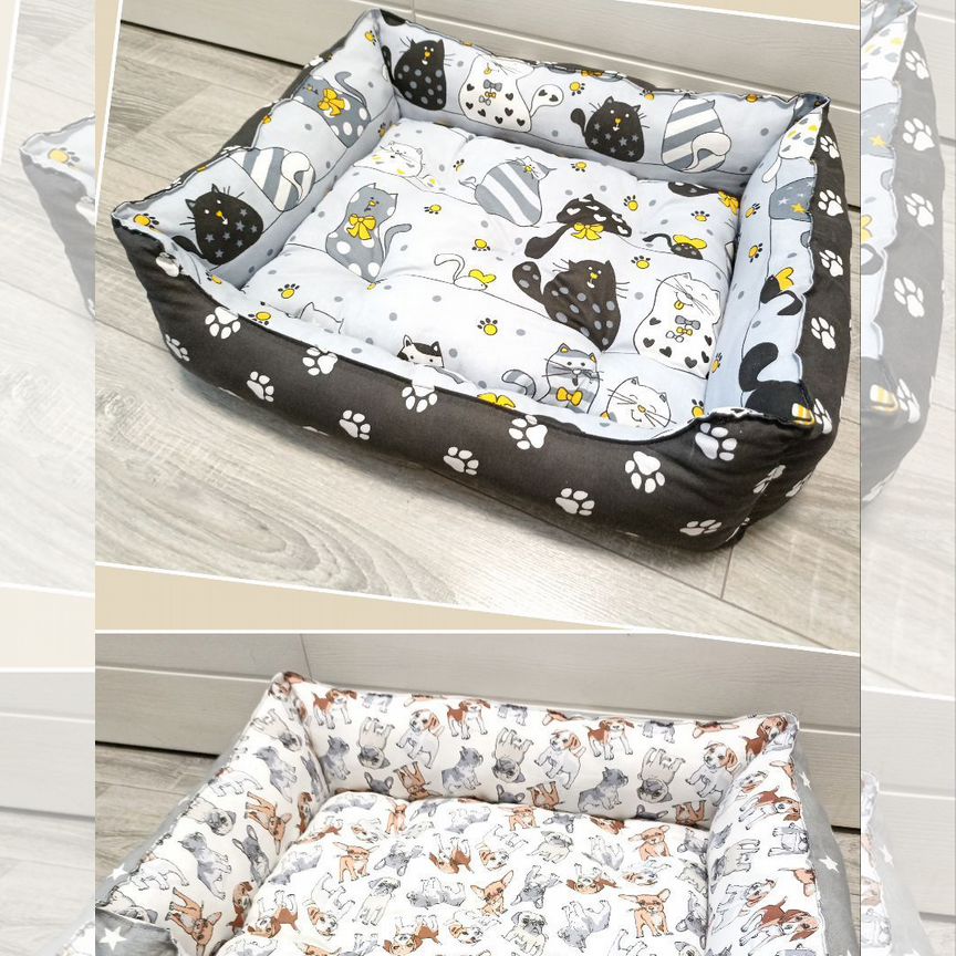 Лежанка для собак и кошек 60*50