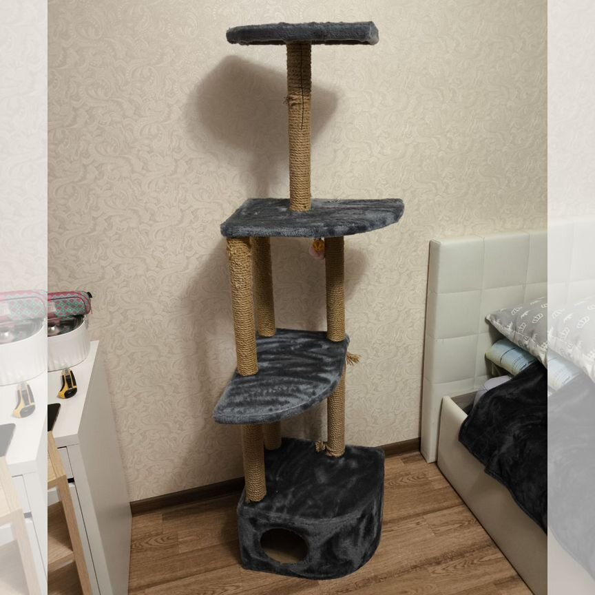 Когтеточка домик для кошки