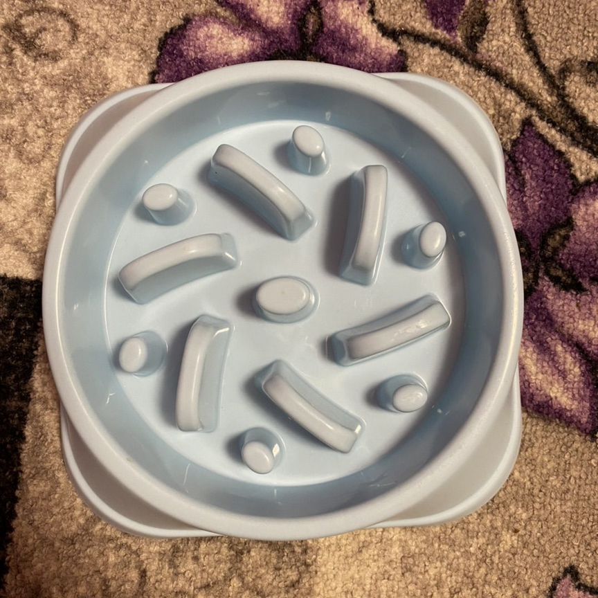 Миска для животных для медленного кормления