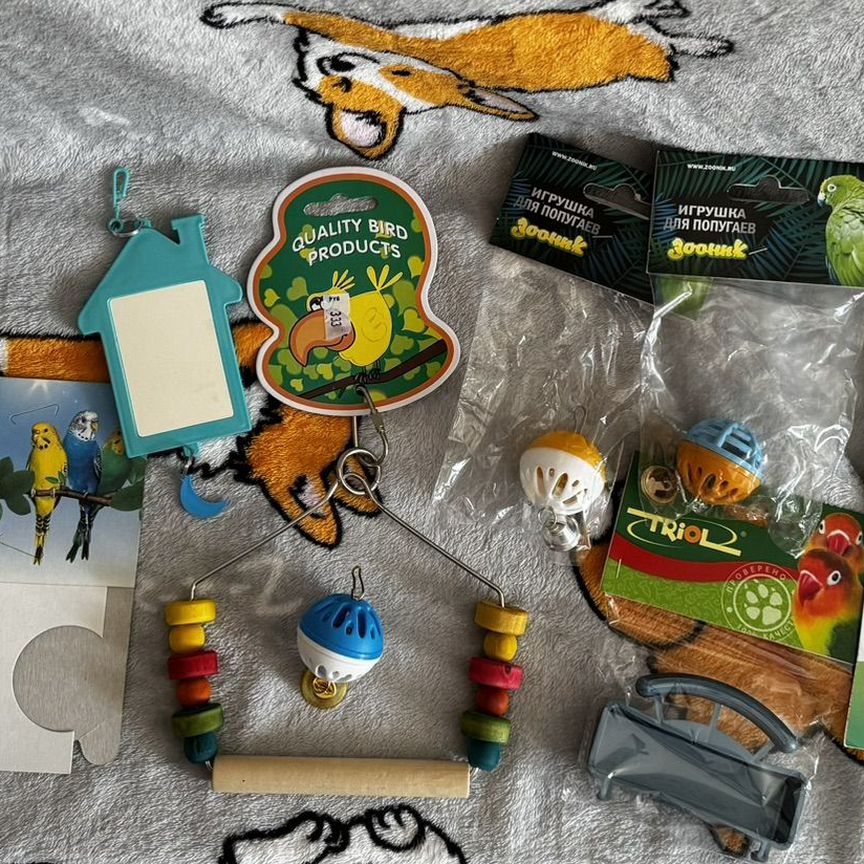 Игрушки для попугаев