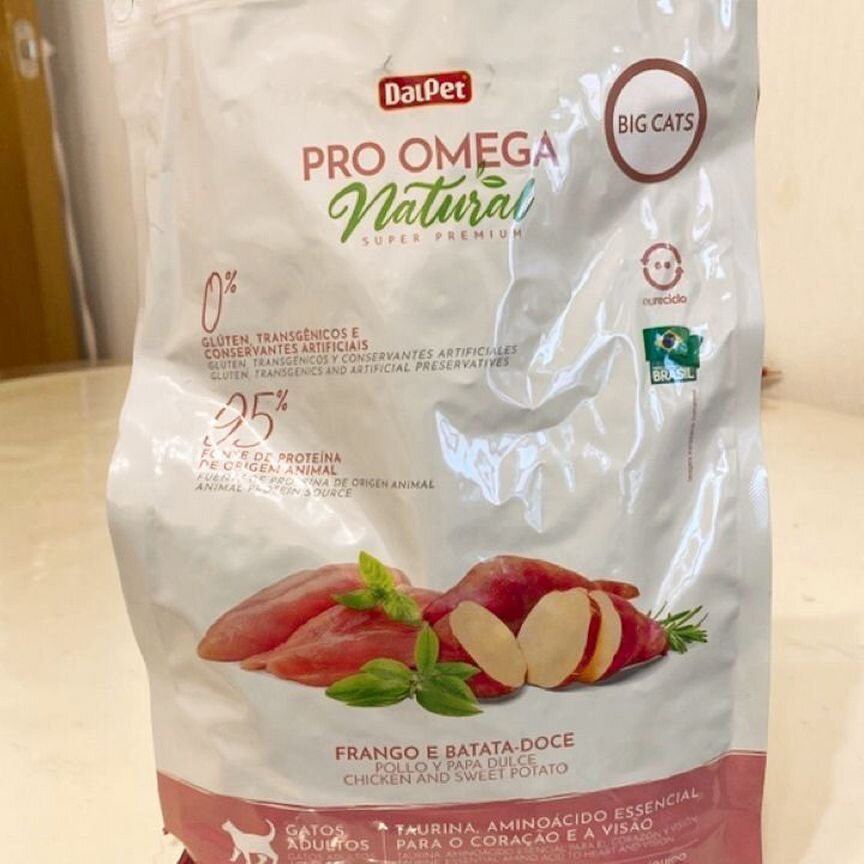 Корм для крупных пород pro omega natural