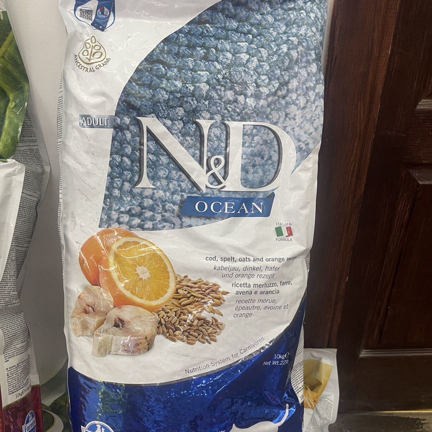 Farmina N&D ocean для кошек 10кг