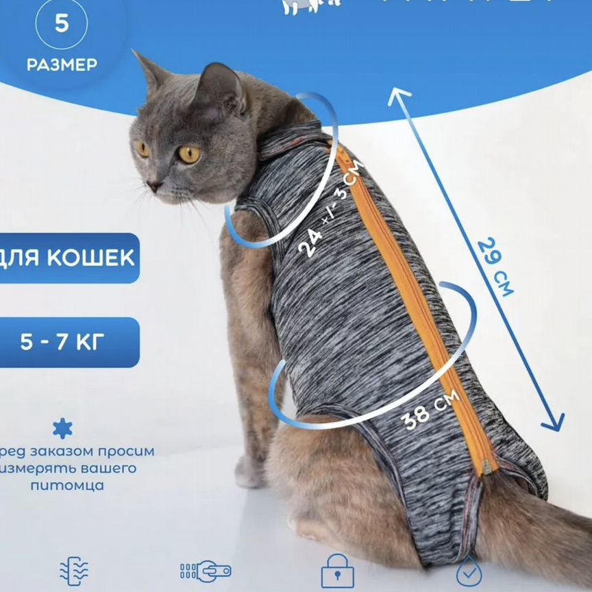 Попона для кошек