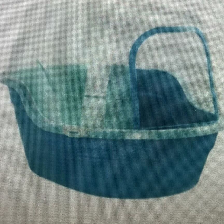 Закрытый лоток для кошек большой для мейн кунов