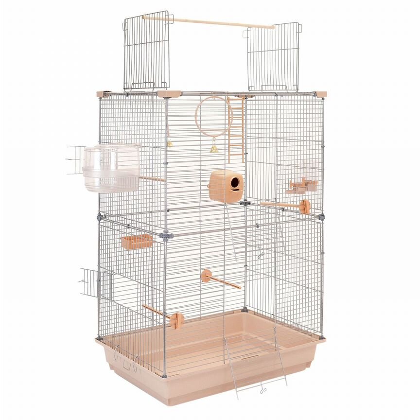 Клетка ECO 4611 Лора-2 58х40хh88см д/птиц 2 секции