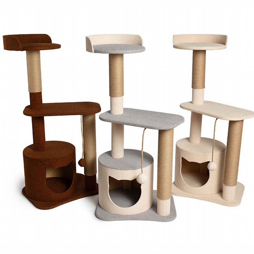 Домик для кошки с когтеточкой - арт 24 108 см