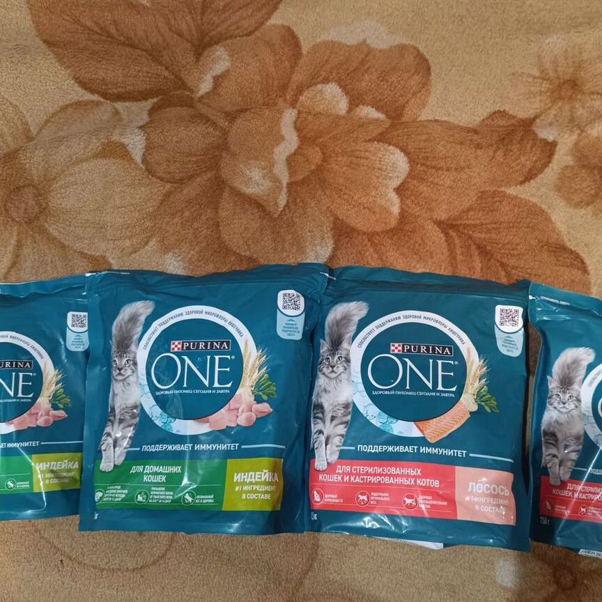 Purina one 1,5кг для стерилизованных для домашних