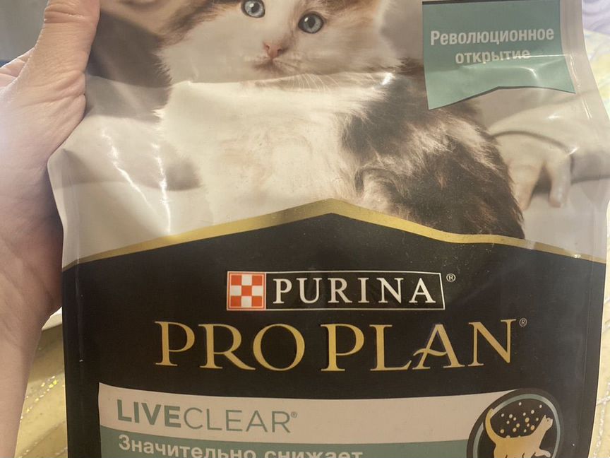Корм purina pro plan liveclear