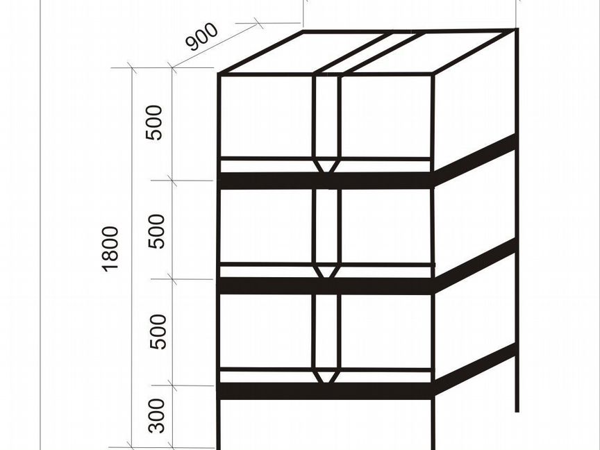 Клетка для кроликов 2*3