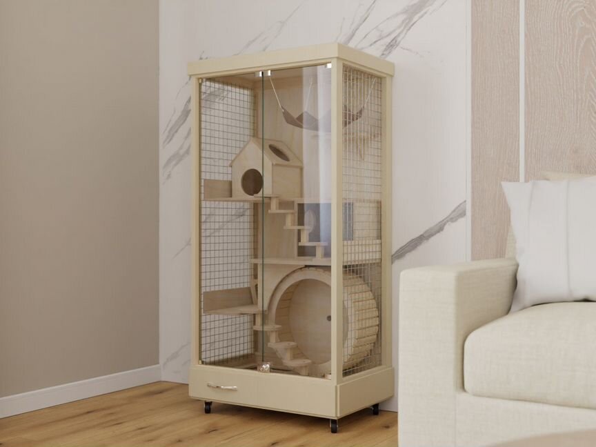 Витрина для грызунов шиншиллы дегу белки Клетка р6