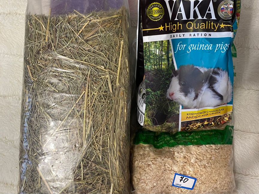 Наполнитель и корм для грызунов