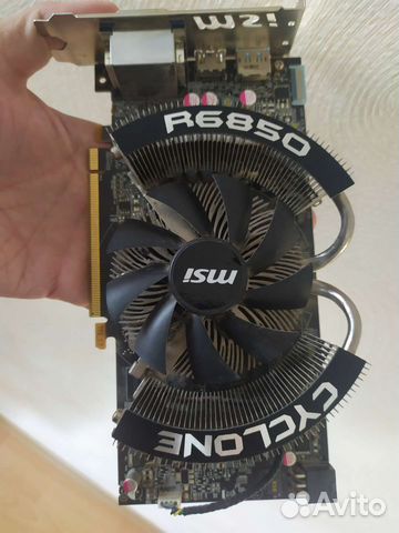 Видеокарта MSI Radeon 6850 Cyclone купить в Москве | Электроника | Авито