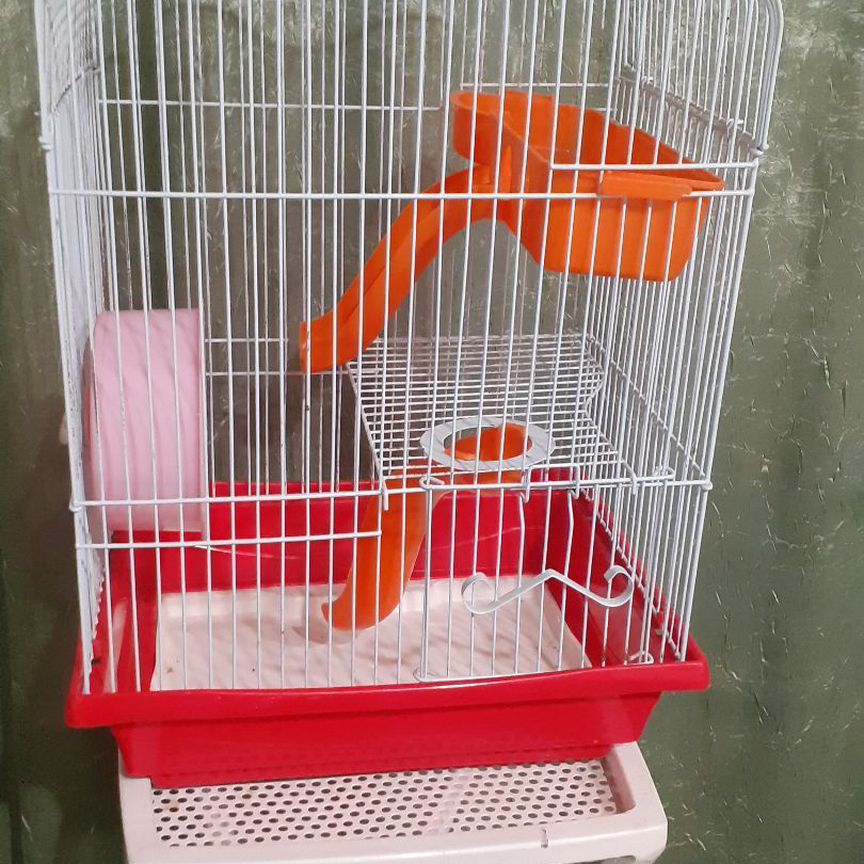 Клетка с горками,колесом