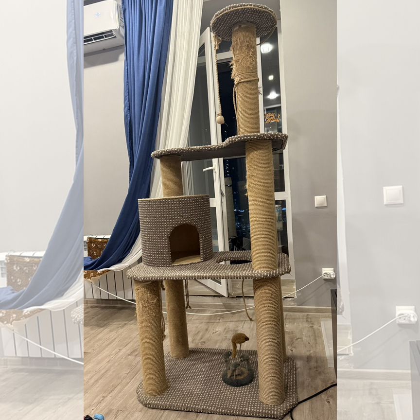 Домик для кошки с когтеточкой бу