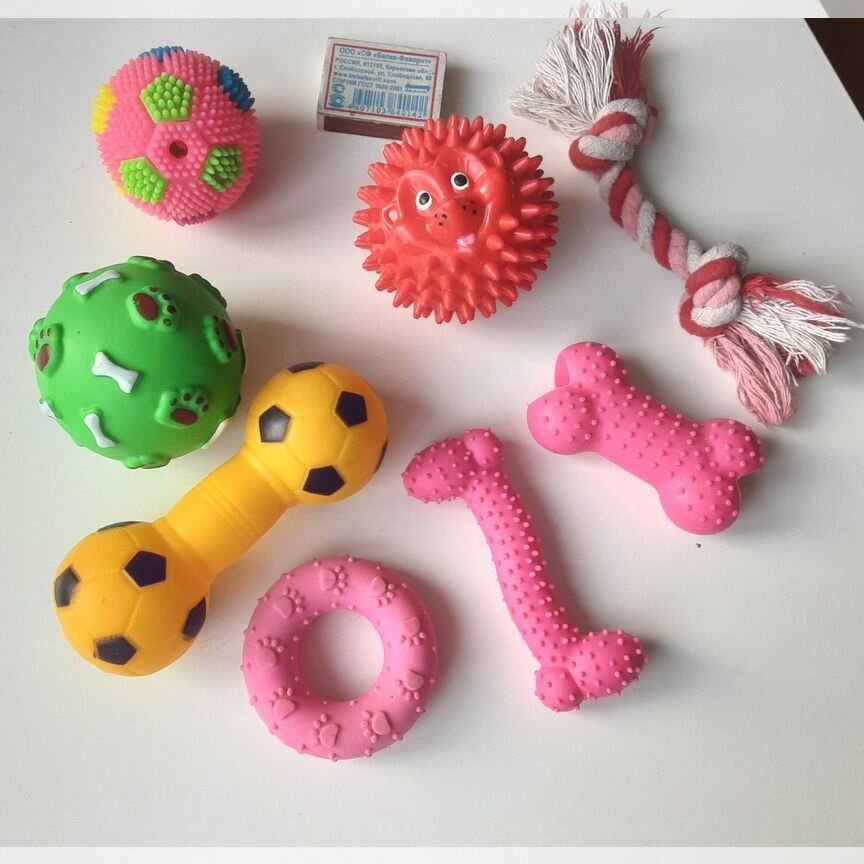 Игрушки для собак среднего размера, бу