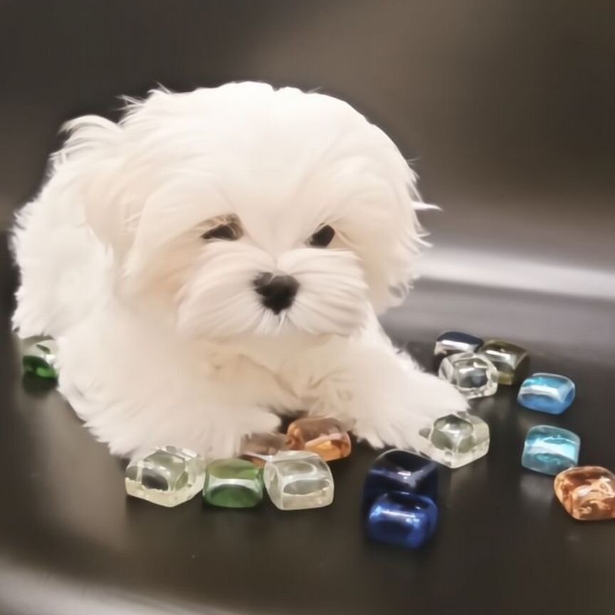 Мальтийская болонка, щенок