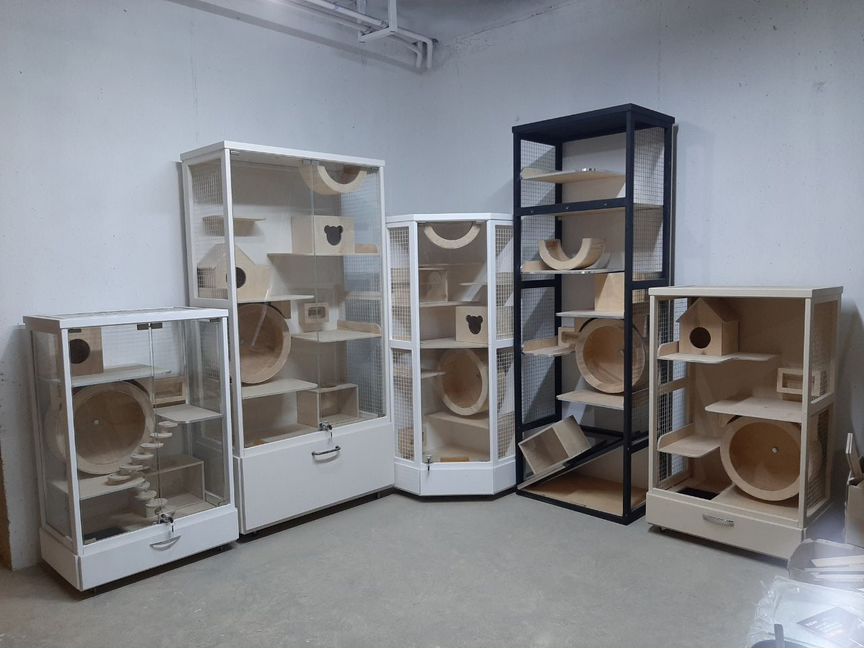 Клетки - Витрины для шиншилл спб