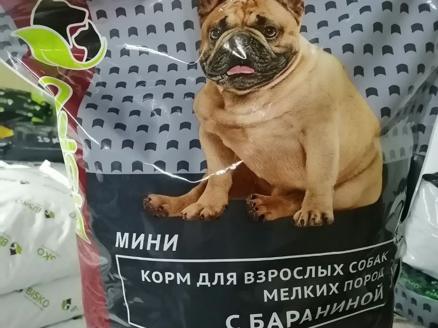 Сухой корм для собак Bisko 3кг с бараниной