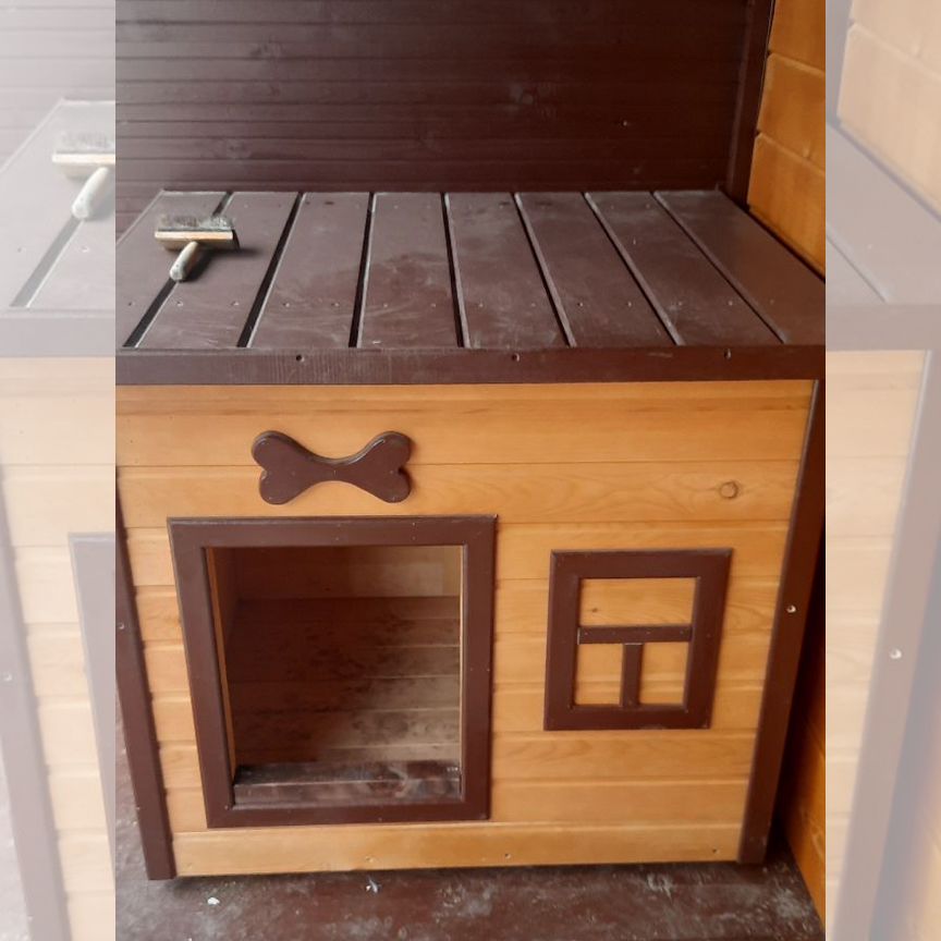 Будка для собаки утепленная