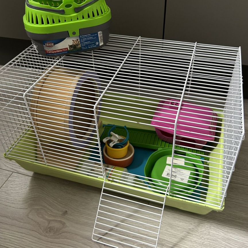 Клетка для хомячков/грызунов 45х30 комплект