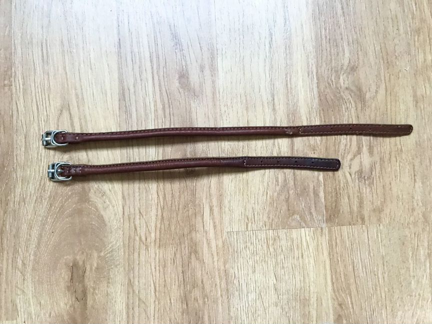Кожаный ошейник круглого сечения для собак, collar