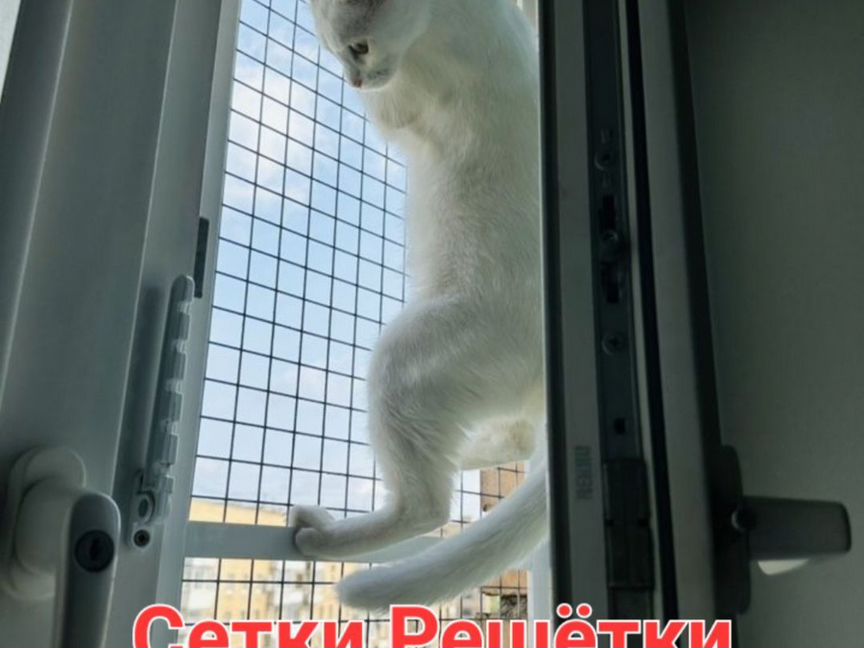 Сетки антикошка на окна