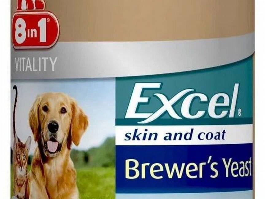 Добавка в корм 8 In 1 Excel Brewer’s Yeast 260шт
