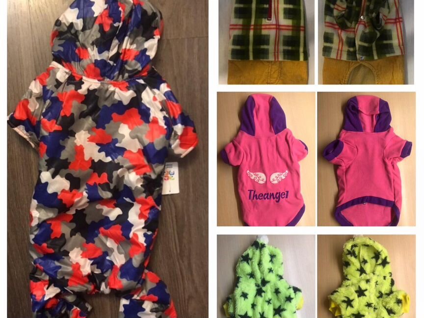 Комбинезон для собачки зимний, кофты