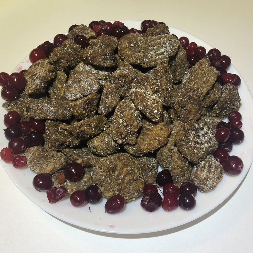 Печенье с клюквой для собак