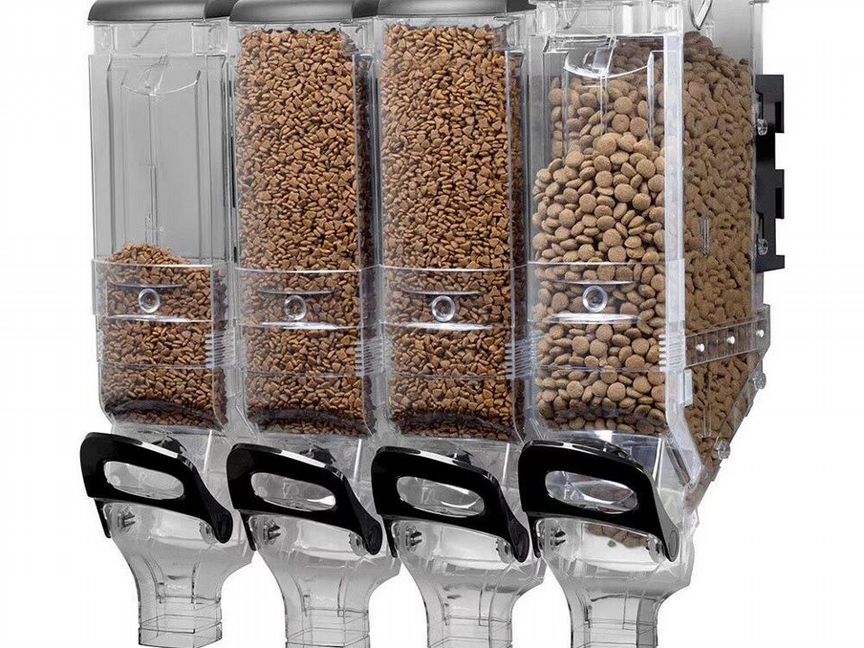 Диспенсер для сыпучих продуктов, бункер дозатор