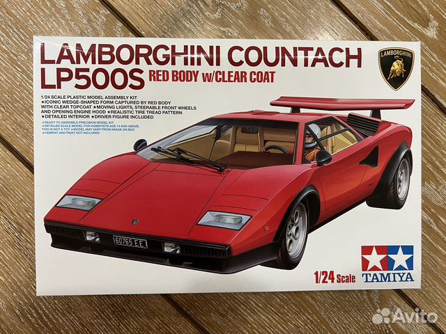 Сборная модель Tamiya 25419 Lamborghini Countach купить в Москве ...