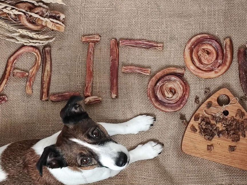 Бычий корень Лакомства для собак Легкое Рубец