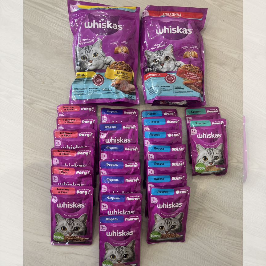 Корм для кошек вискас