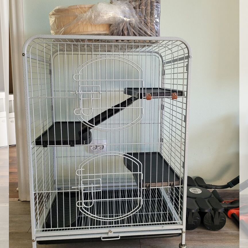 Клетка для шиншиллы большая