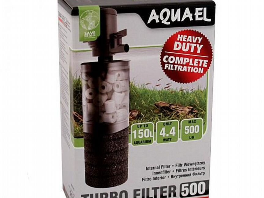 Aquael turbo filter 500 фильтр внутренний