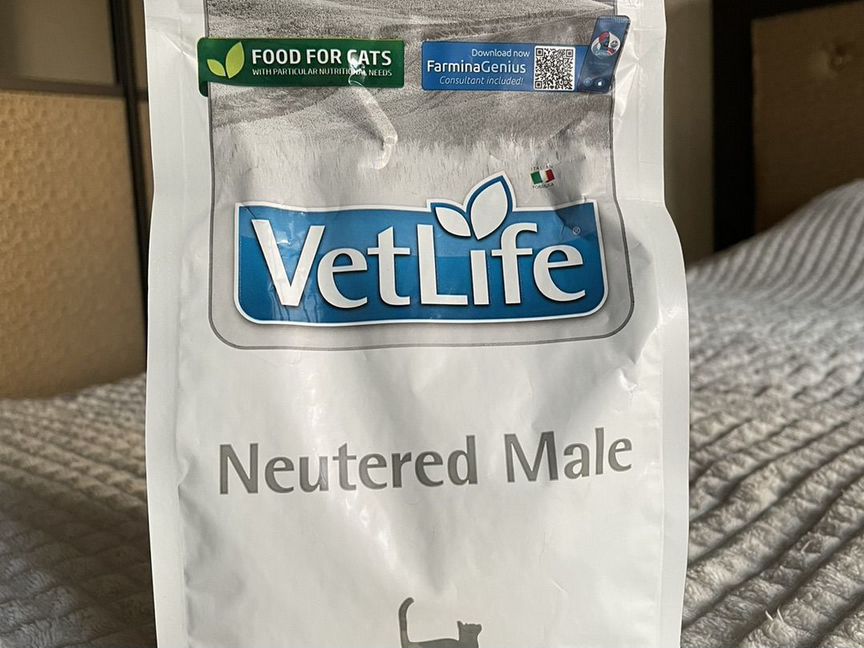 Vet Life Cat Neutered Male с курицей