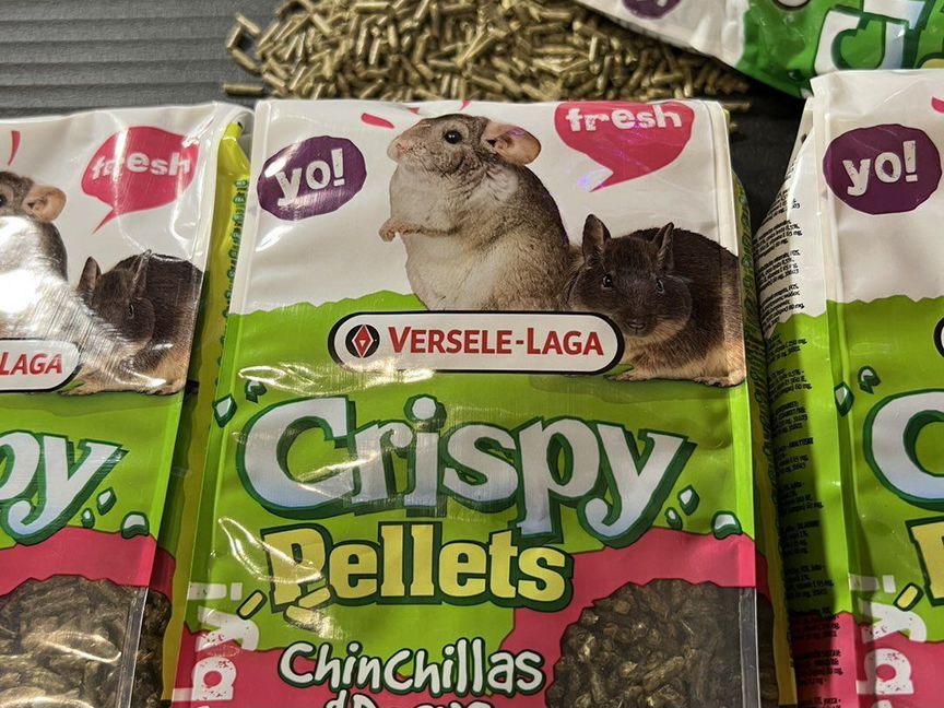 Корм Crispy Pellets (Versele-Laga) шиншилл/дегу