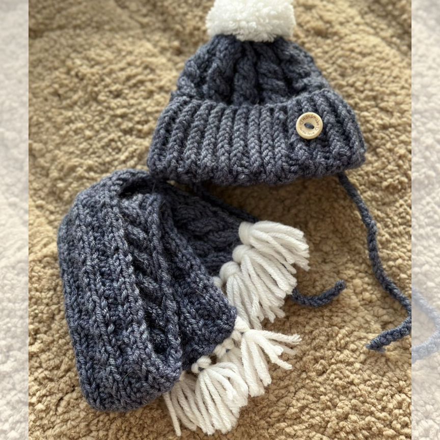 Набор шапочка и шарфик