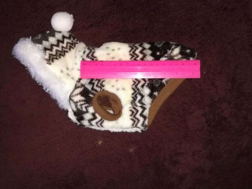 Тёплое пальтишко для маленькой собаки