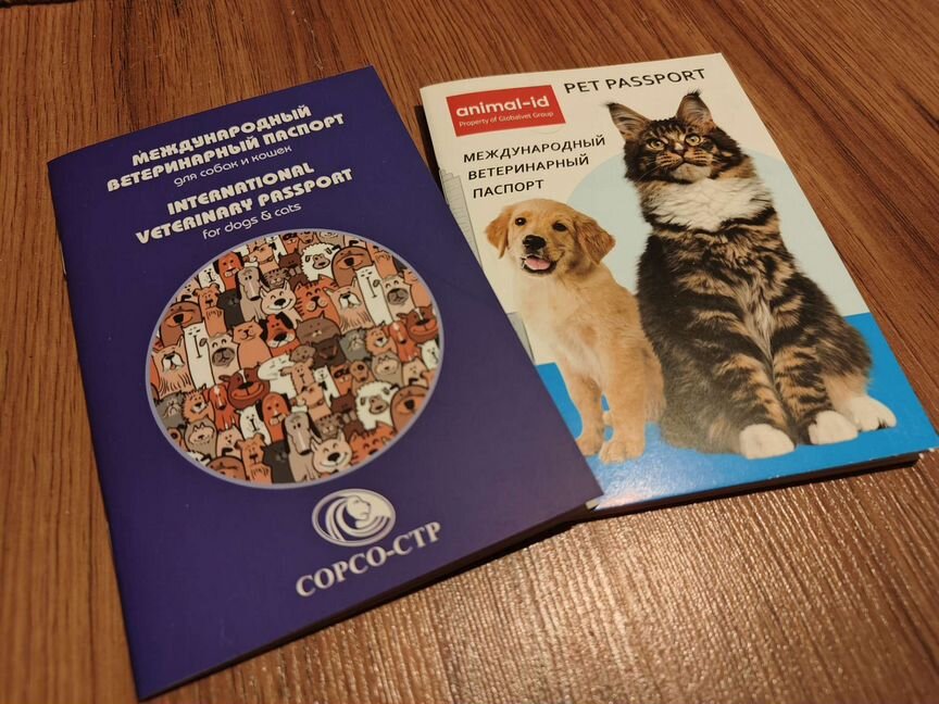 Ветеринарный паспорт Новые