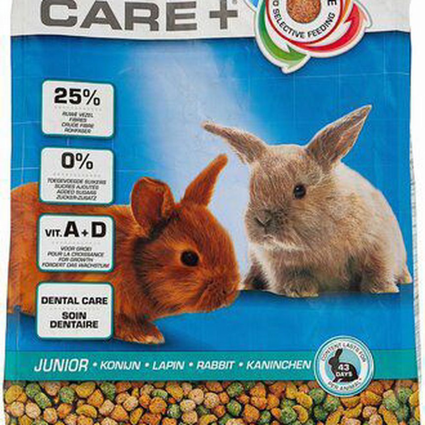 Beaphar Care+ Корм для молодых кроликов, 1.5 кг