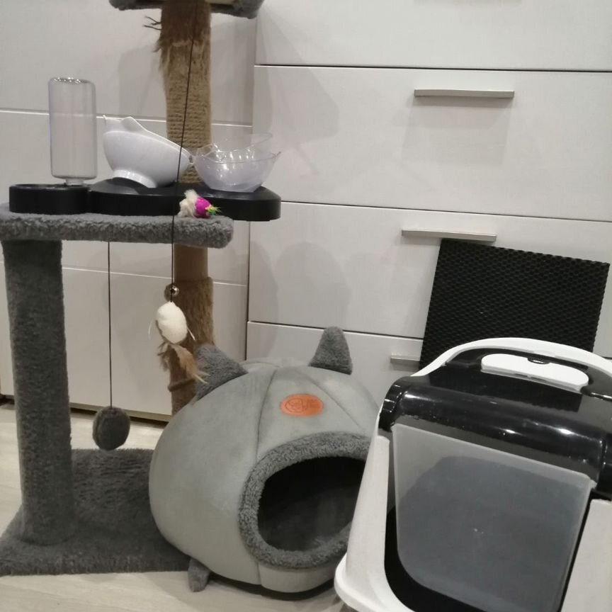 Когтеточка домик для кошки