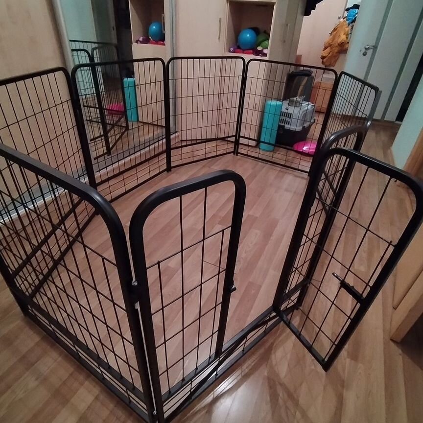 Вольер для собак в квартиру 8 секций