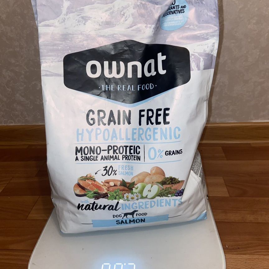 Корм для собак ownat hypoallergenic