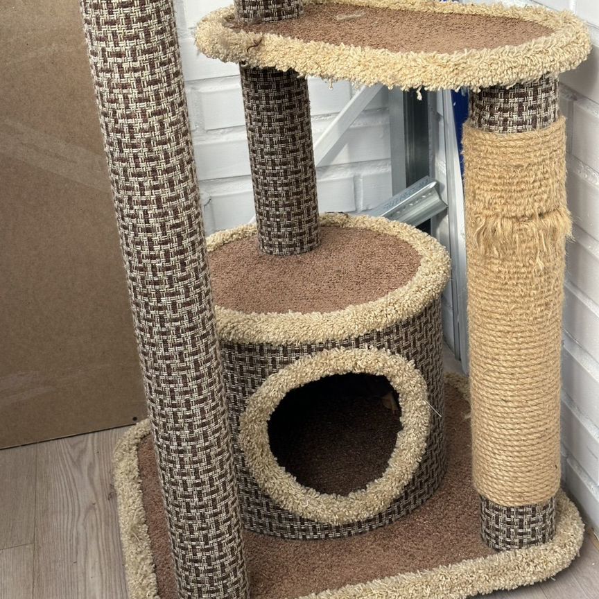 Когтеточка домик для кошки