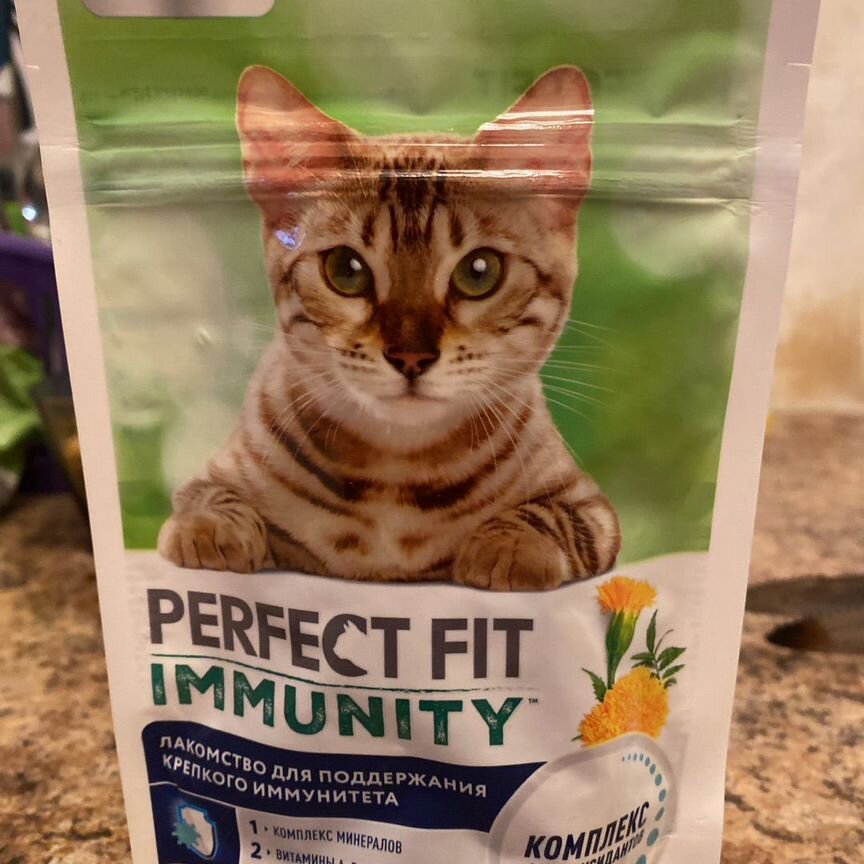 Лакомство для кошек Perfect fit Immunity